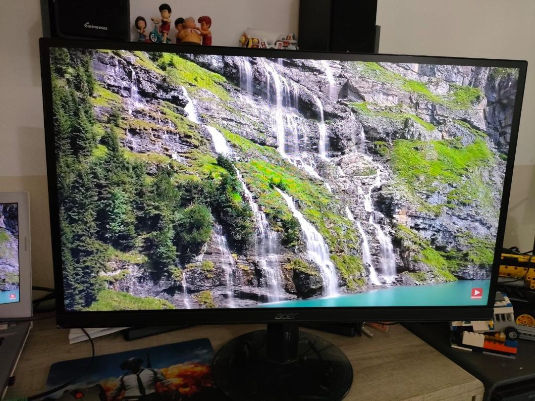 Acer 27" Almost New Bezeless Design 75hz Perfect Working Monitor Screen ...