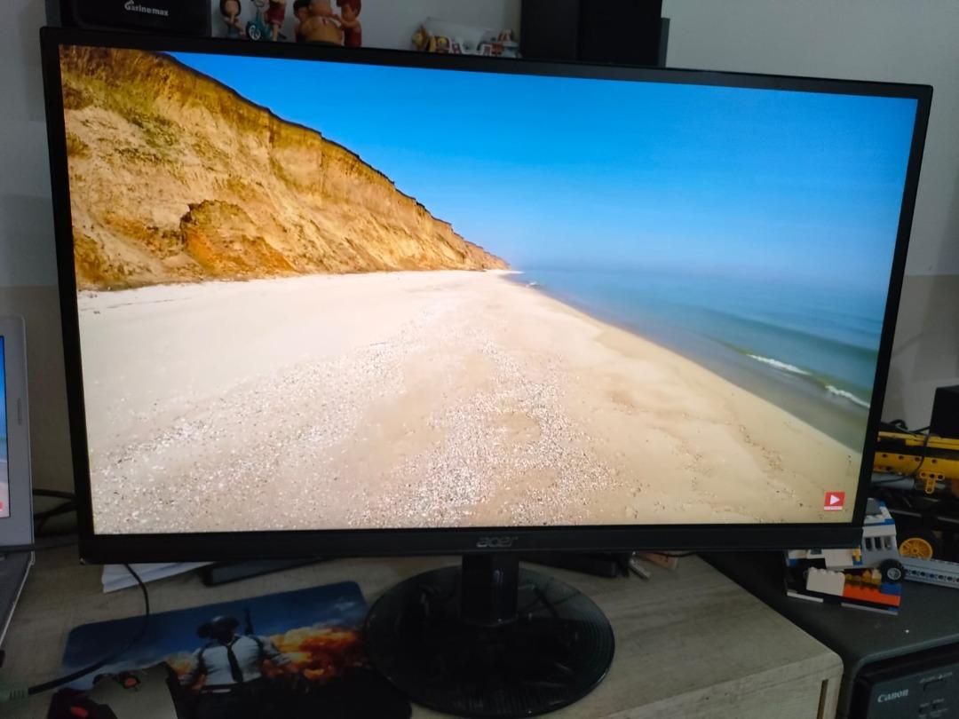 Acer 27" Almost New Bezeless Design 75hz Perfect Working Monitor Screen ...