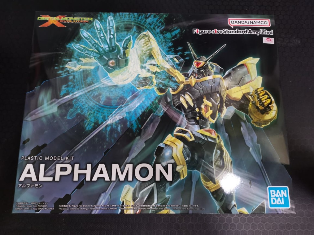 ALPHAMON AMPLIFIED DIGIMON FIGURE-RISE STANDARD BANDAI, Hobbies & Toys ...