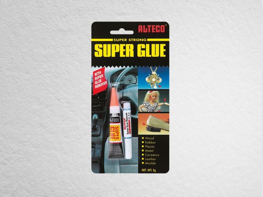 Alteco Super Glue (3g x 1pcs) with Super Glue remover, Hobbies & Toys ...