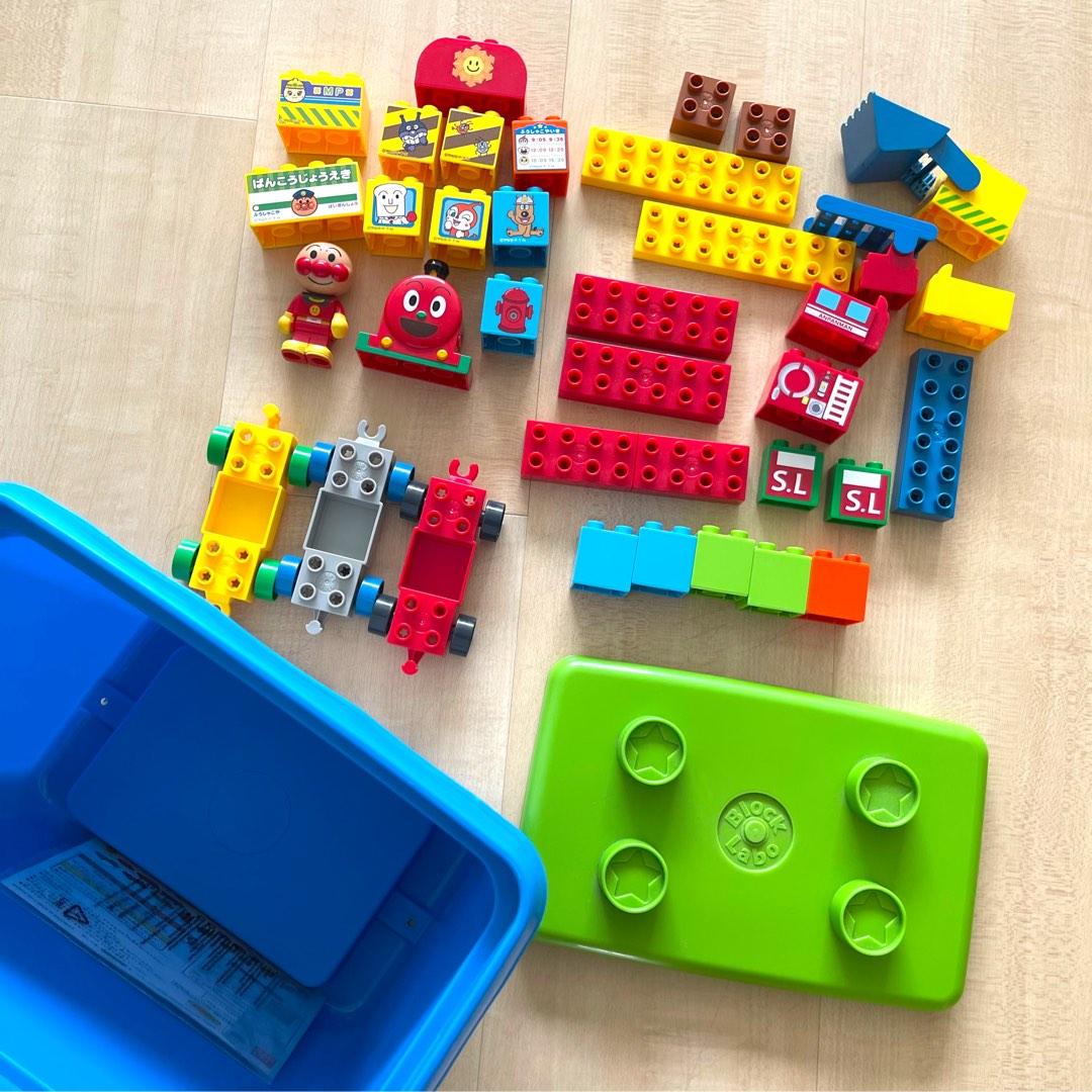 Anpanman Block Labo Set for age 3+ (lego duplo, train, bandai toys ...