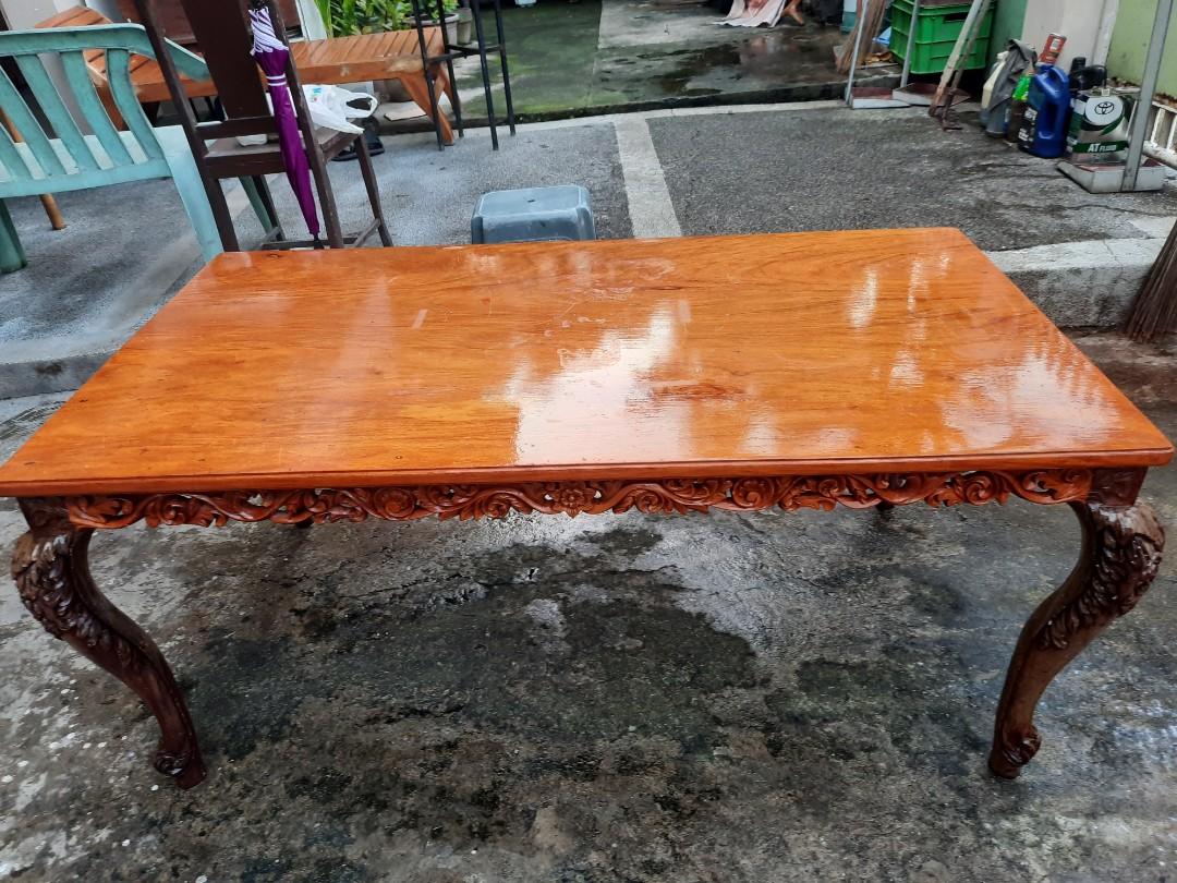 Antique 1 pc Narra Center table, Furniture & Home Living, Furniture ...