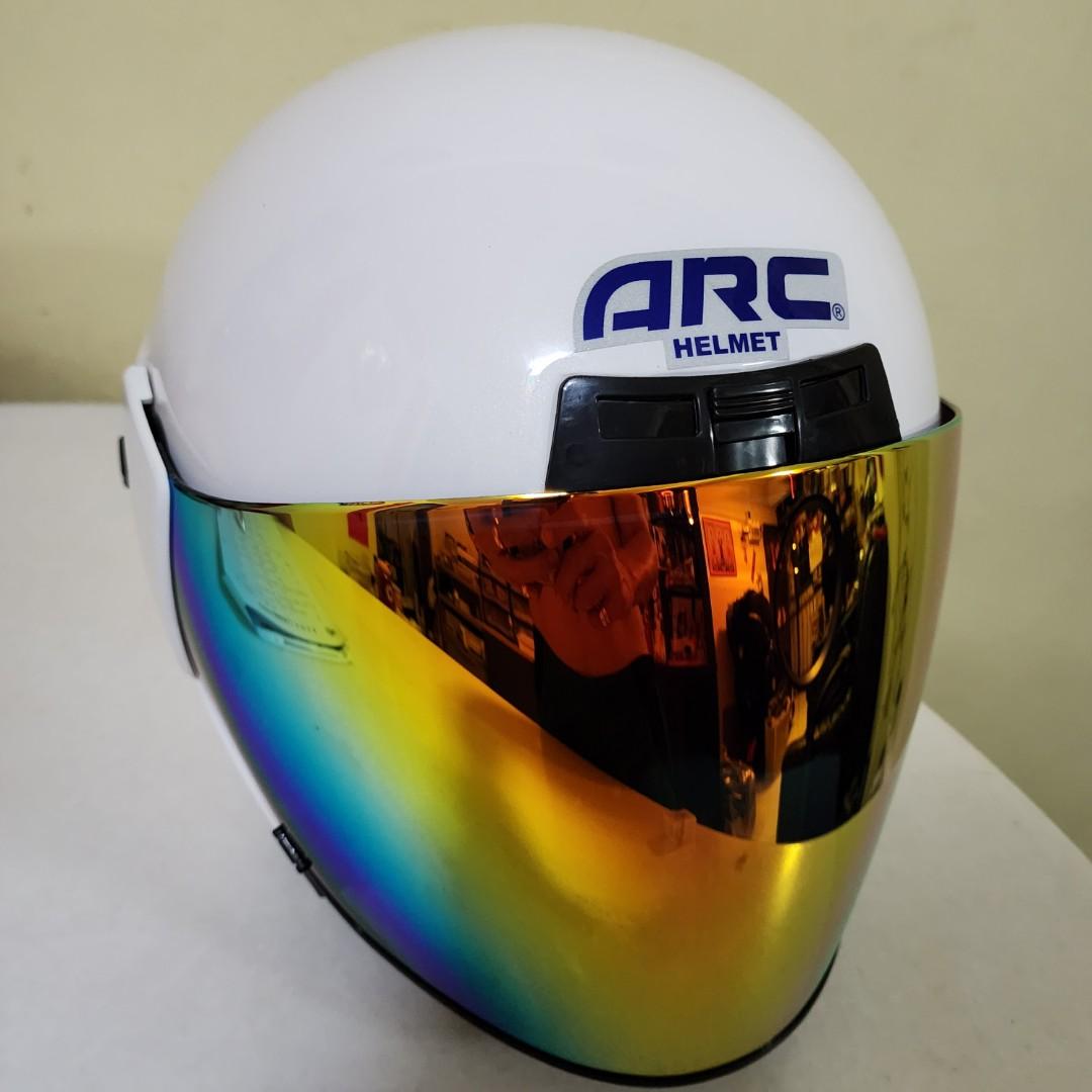 ARC ASTRO HELMET WHITE COLOR, Motorcycles, Motorcycle Accessories on ...