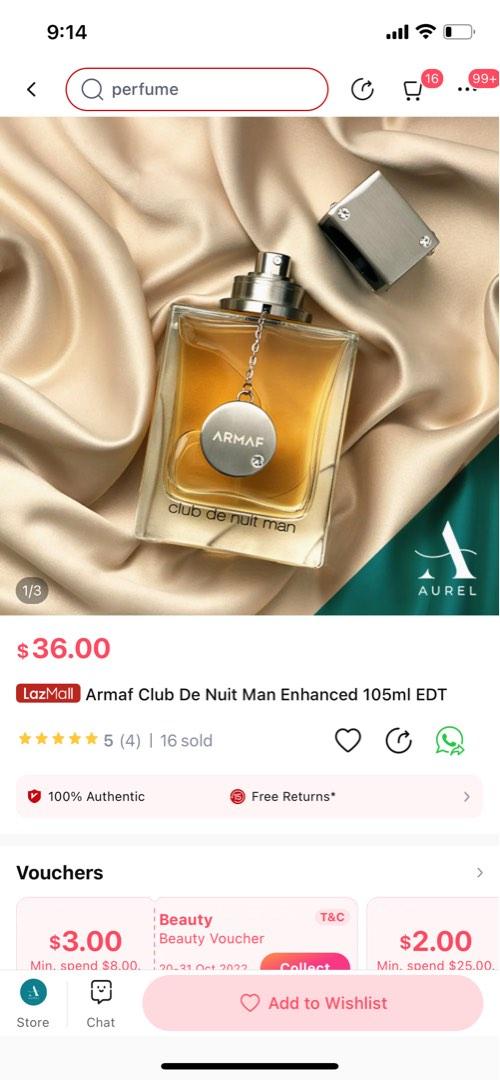 ARMAF club de nuit man enhanced 105ml EDT, Beauty & Personal Care ...