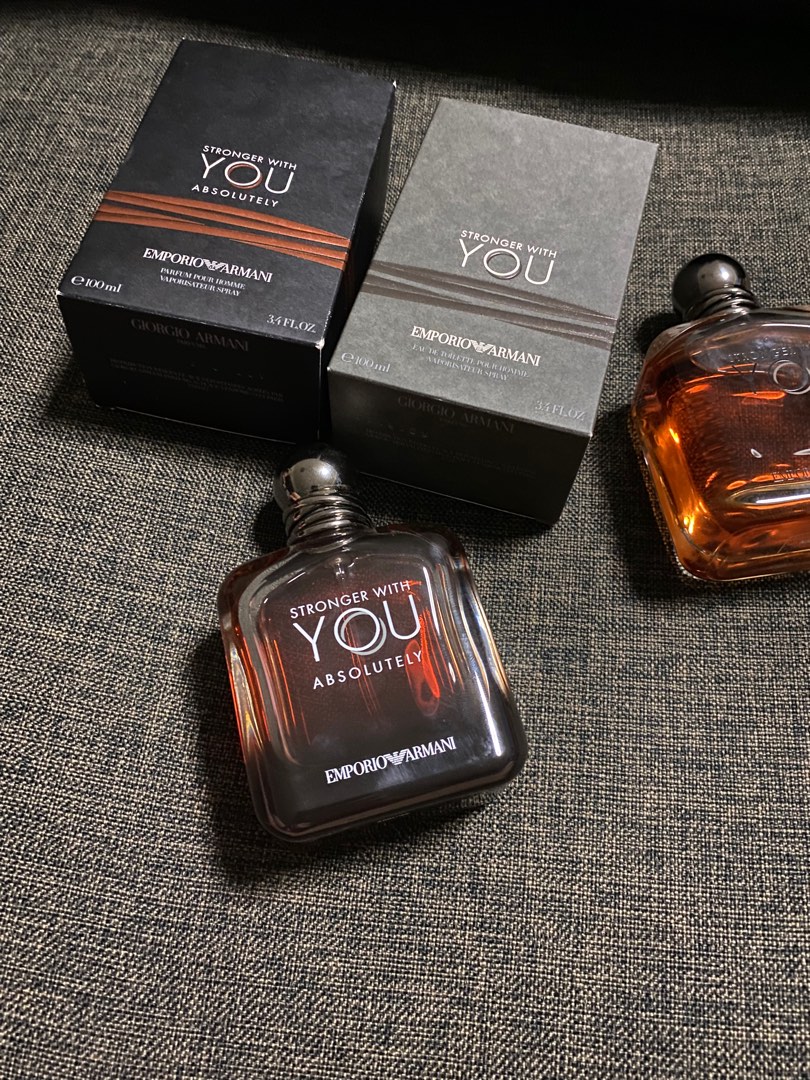Armani Stronger with you absolutely, Beauty & Personal Care, Fragrance ...