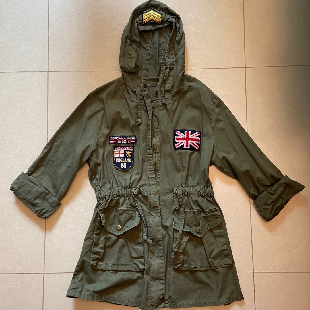 ARMY GREEN URBAN ANORAK PARKA JACKET, Women's Fashion, Coats, Jackets ...