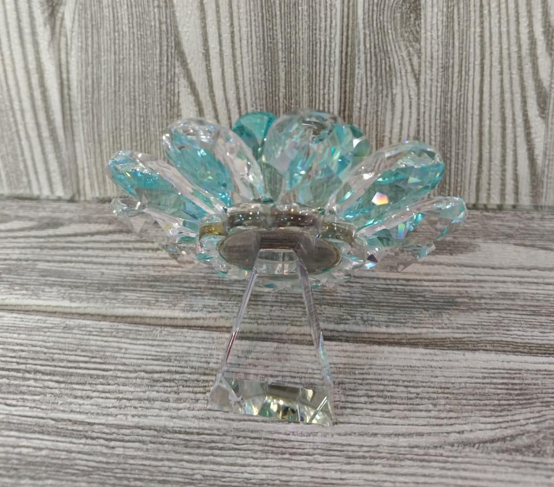 ASFOUR CRYSTAL CLOCK TABLE, Furniture & Home Living, Home Decor, Clocks ...