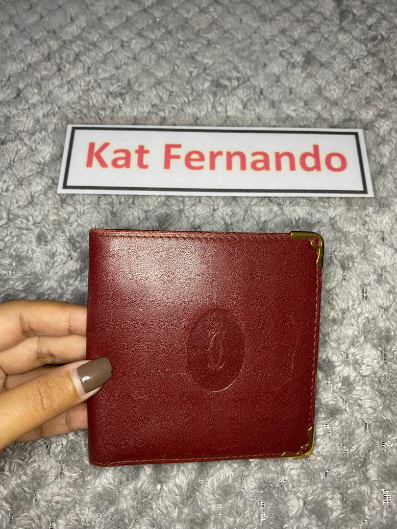 Authentic Cartier Bifold Wallet, Luxury, Bags & Wallets on Carousell