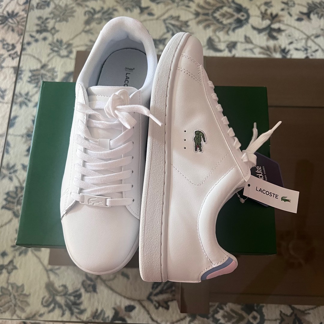Authentic Lacoste Carnaby Evo US 6.5, Women's Fashion, Footwear ...