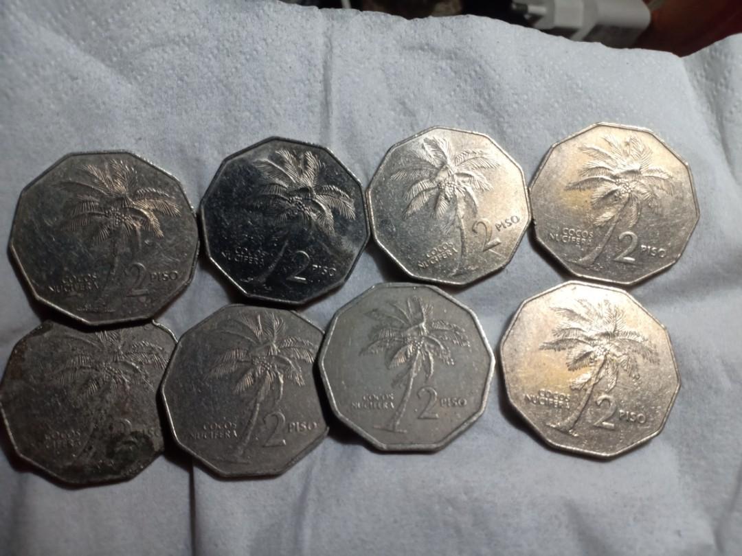 Big type 2 piso niyog set 1983-1990 400 per set, Hobbies & Toys ...