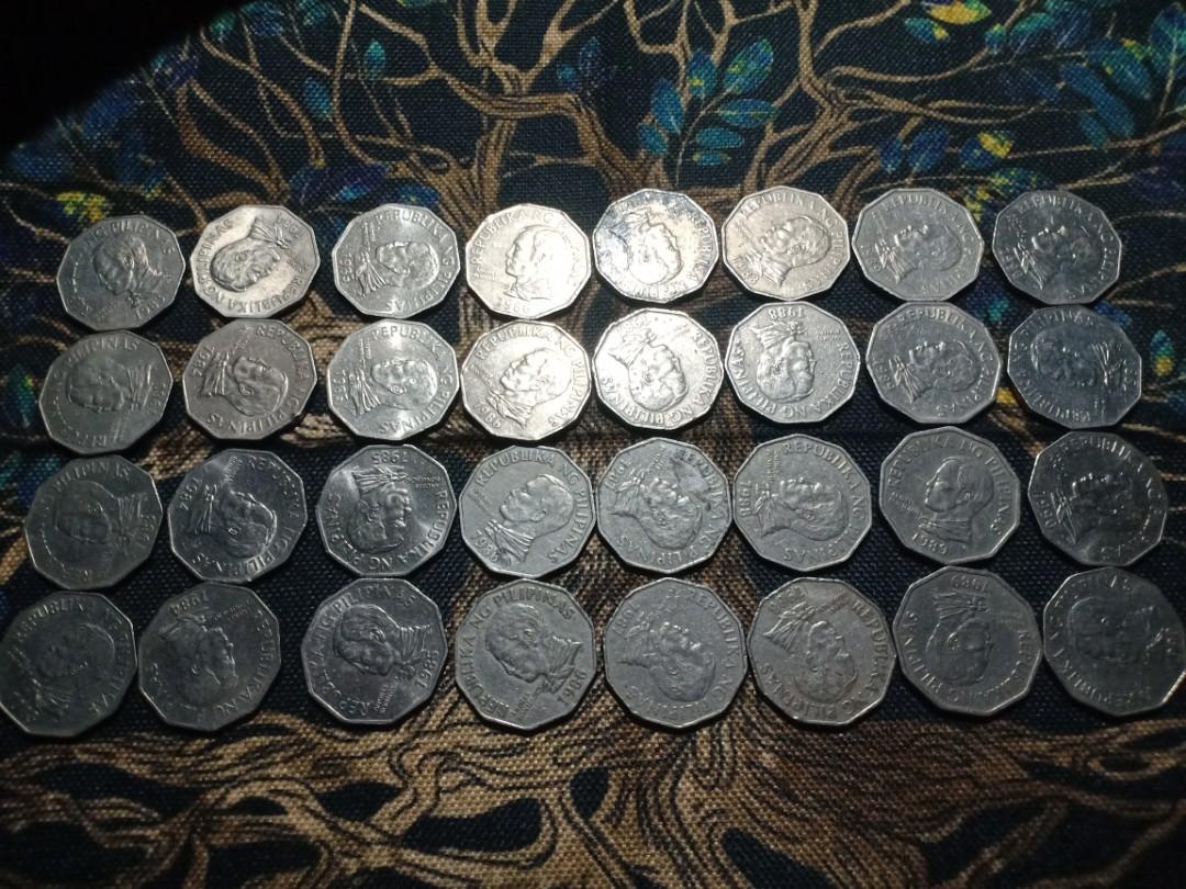 Big type 2 piso niyog set 1983-1990 400 per set, Hobbies & Toys ...