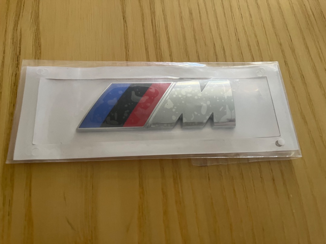 BMW M Sports Logo Emblem Badge Car Rear Tail Body Side Sticker, Car ...