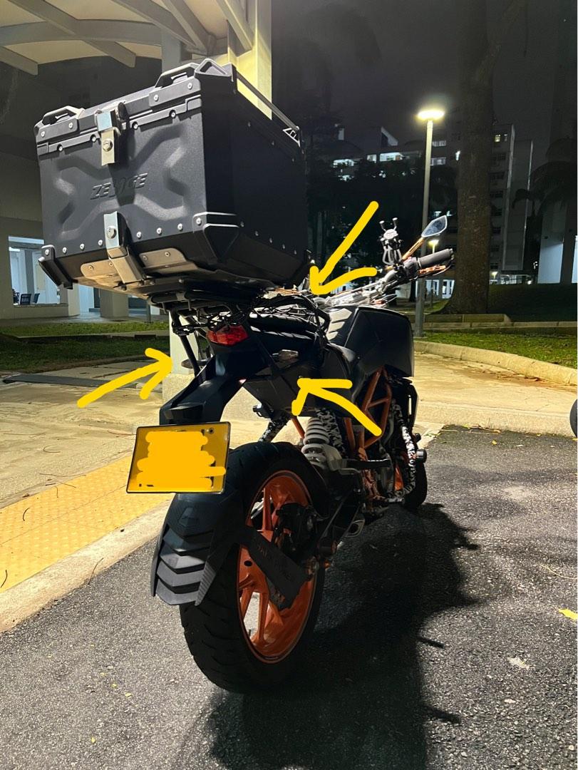 Bracket rack for KTM Duke 125 / 200 / 390 (older models), Motorcycles ...