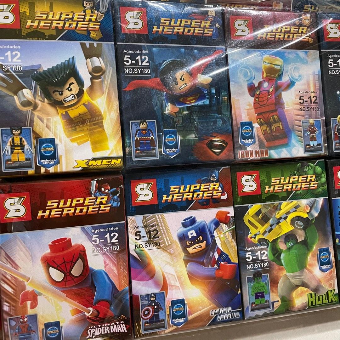 Brand new 8 x Superhero Lego characters set, Hobbies & Toys ...