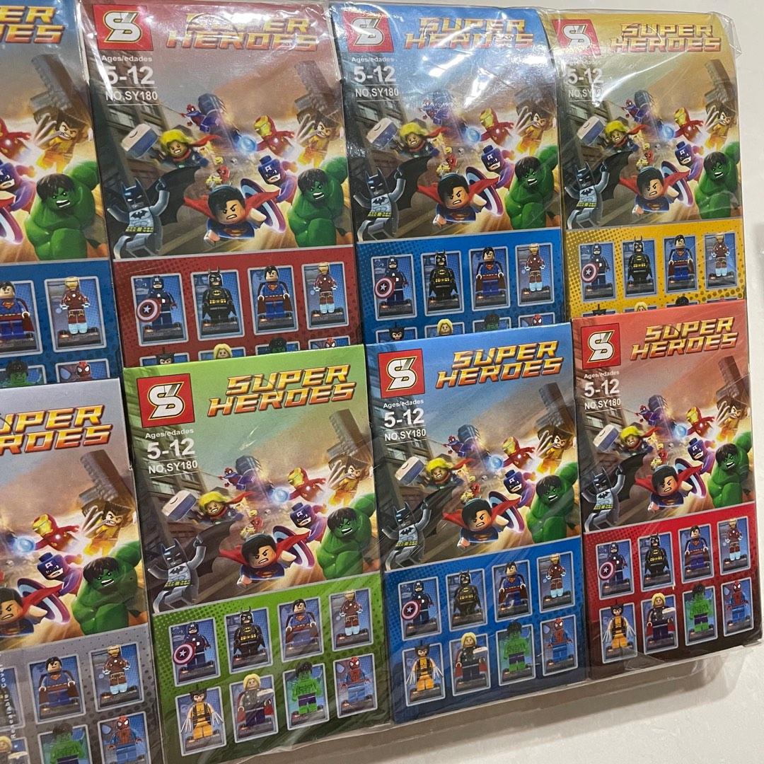 Brand new 8 x Superhero Lego characters set, Hobbies & Toys ...