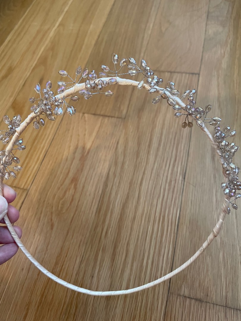 Bridal Crystal Hair Crown, Beauty & Personal Care, Hair on Carousell