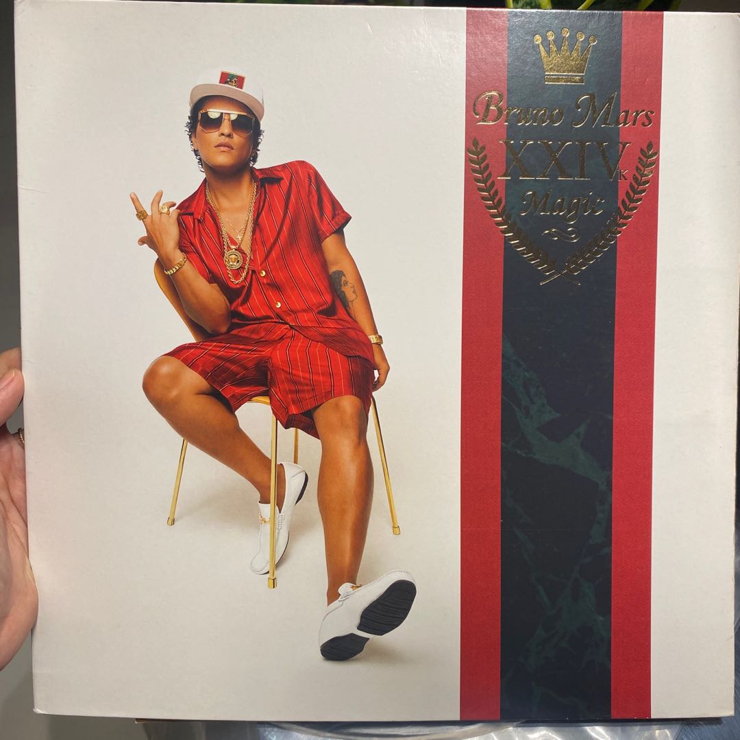 Bruno Mars 24K Magic LP Vinyl, Hobbies & Toys, Music & Media, Vinyls on ...
