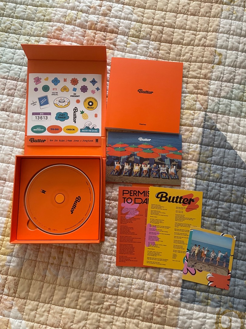 BTS Butter Album Peaches version (No PC), Hobbies & Toys, Memorabilia & Collectibles, K-Wave on ...