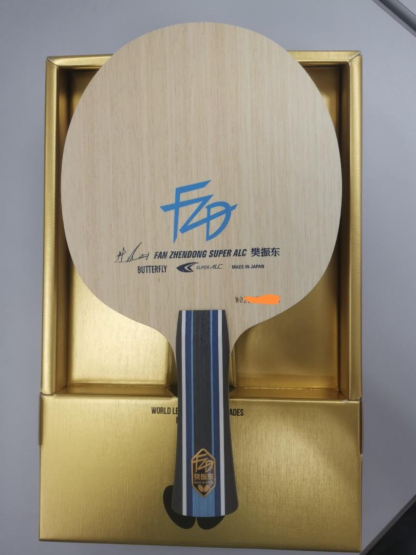 Butterfly Fan Zhendong Super ALC FL table tennis blade, Sports Equipment, Other Sports Equipment ...