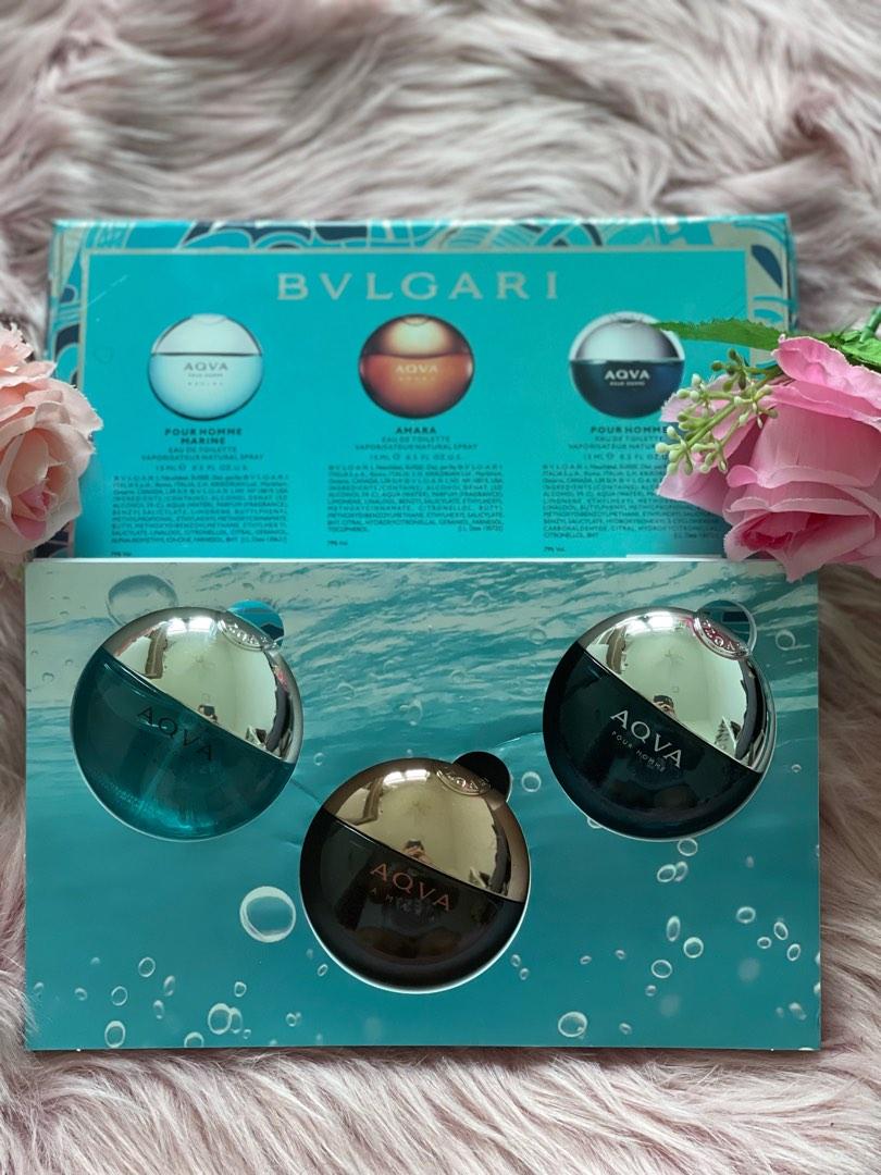 Bvlgari Aqva Miniature Set 3 in 1, Beauty & Personal Care, Fragrance ...