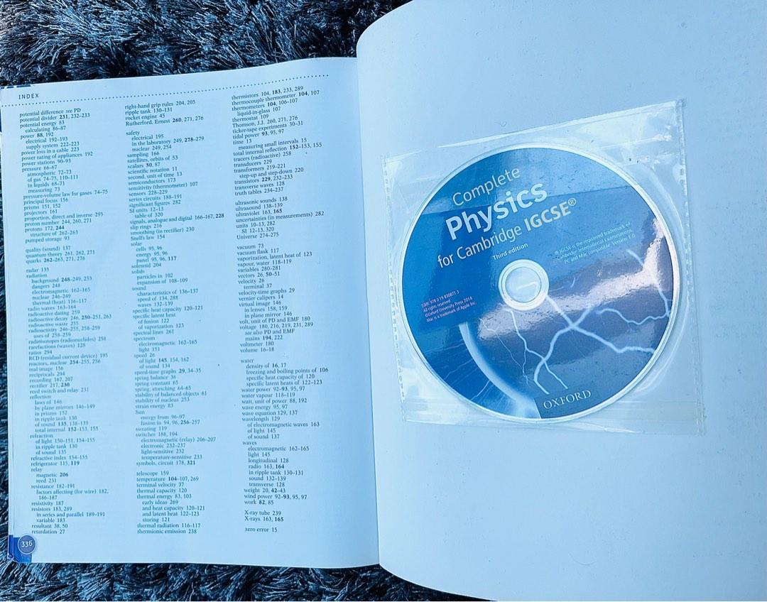 Cambridge IGCSE Complete Physics Third Edition Text Book, Hobbies & Toys, Books & Magazines ...