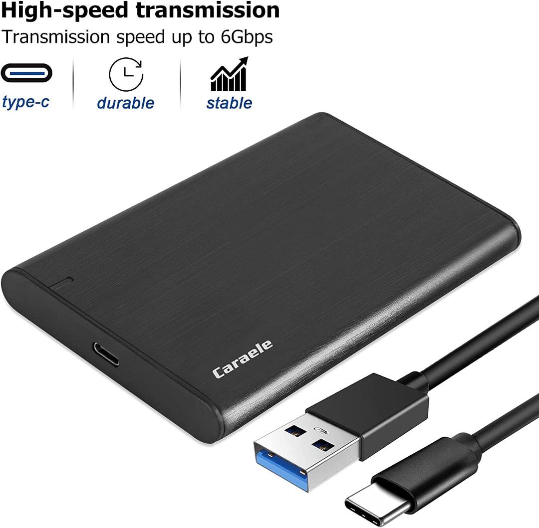 Caraele 500GB Portable External Hard Drive USB-C USB 3.1 Mobile ...