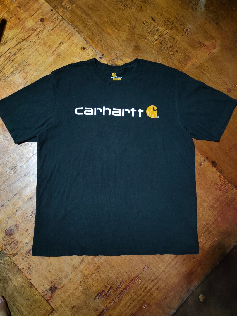 CARHARTT SCRIPT, Men's Fashion, Tops & Sets, Tshirts & Polo Shirts on ...