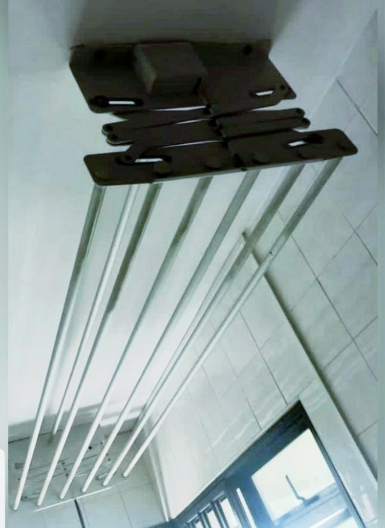 Ceiling Clothes Retractable 2m, Furniture & Home Living, Home ...