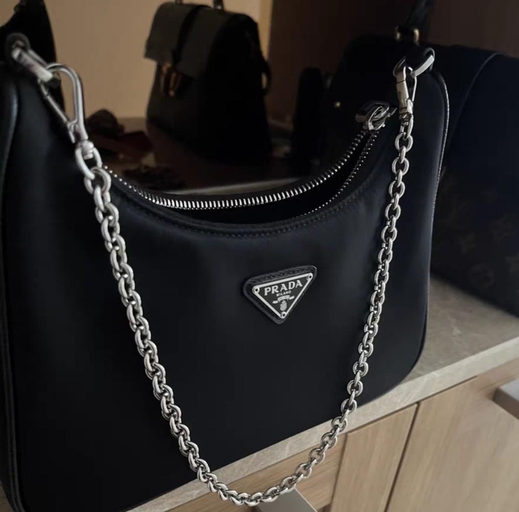 Chain Strap for Prada 3 in 1 Hobo, Luxury, Bags & Wallets on Carousell