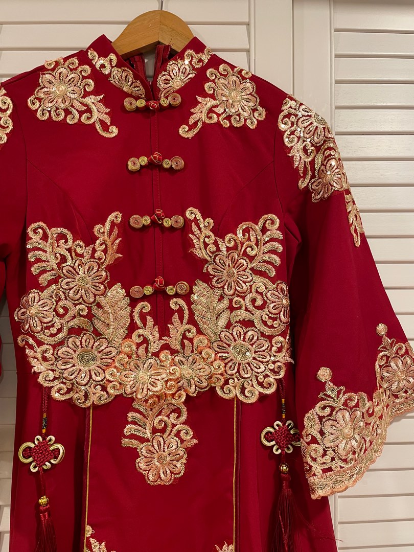 Chinese kua, Women's Fashion, Dresses & Sets, Traditional & Ethnic wear ...