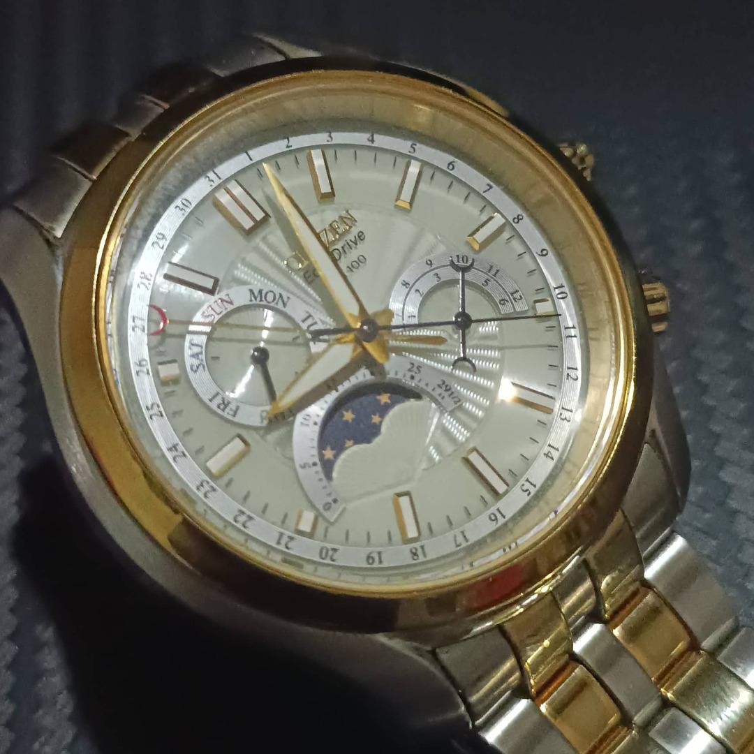 CITIZEN Eco-Drive Moon Phase Watch (8651), Men's Fashion, Watches ...