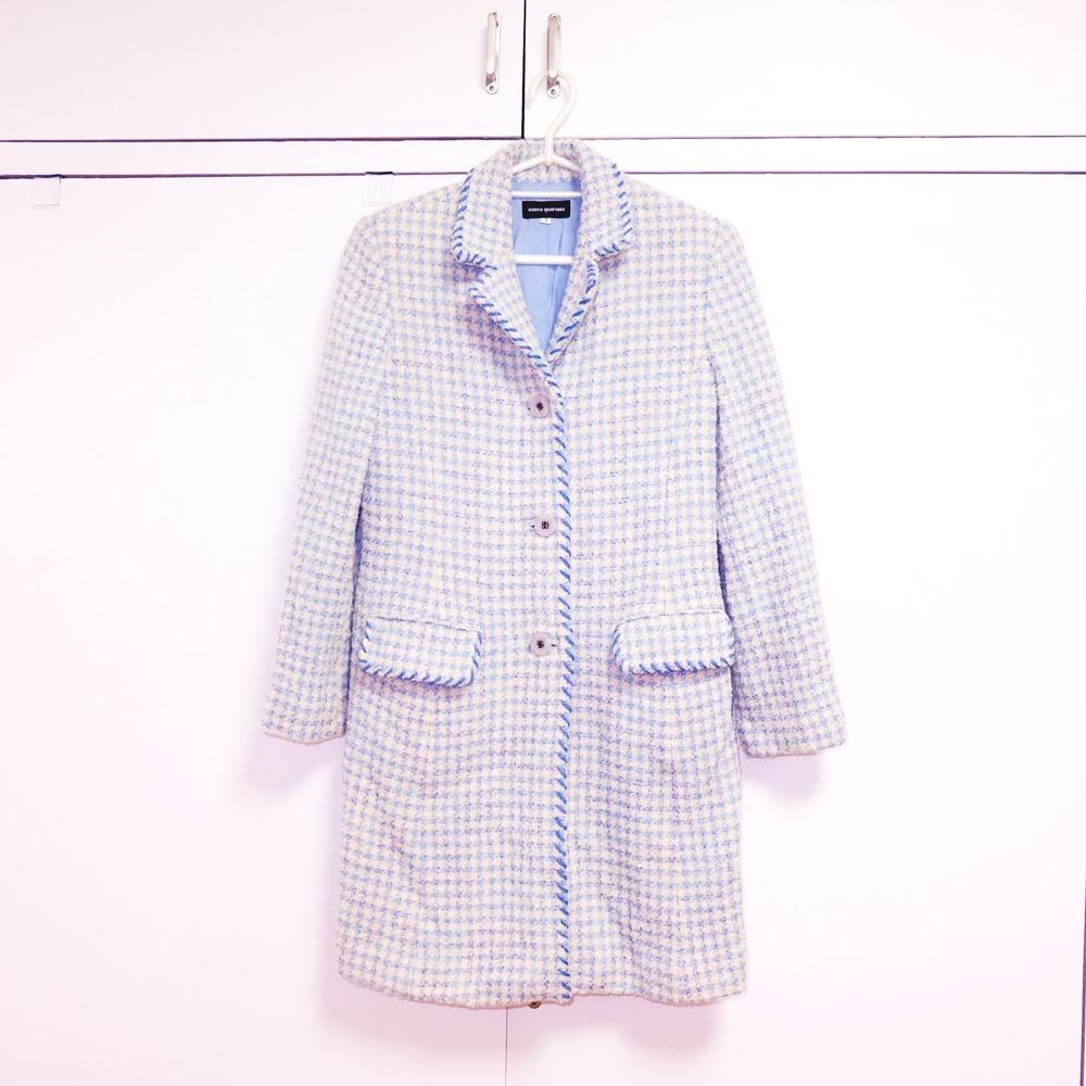 Clueless Vintage Coat | PRE-ORDER | Chanel Houndstooth Y2K 90s Pastel ...