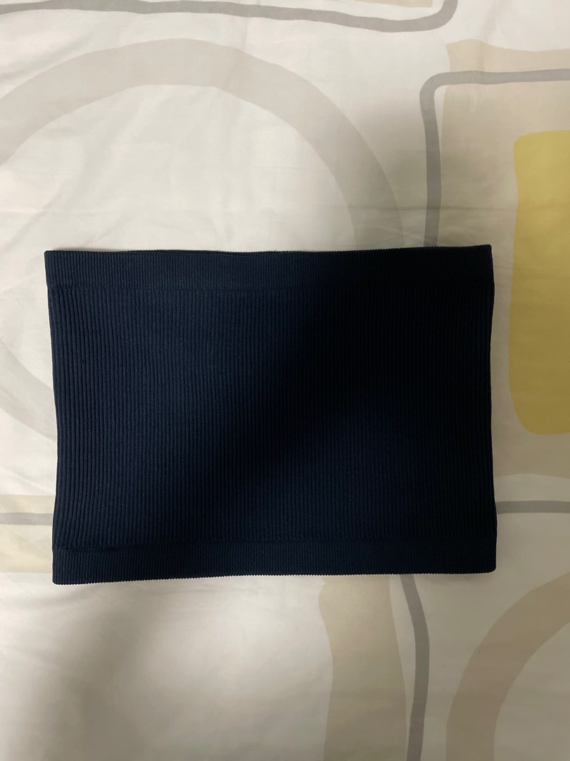 co navy blue tube top, Women's Fashion, Tops, Sleeveless on Carousell