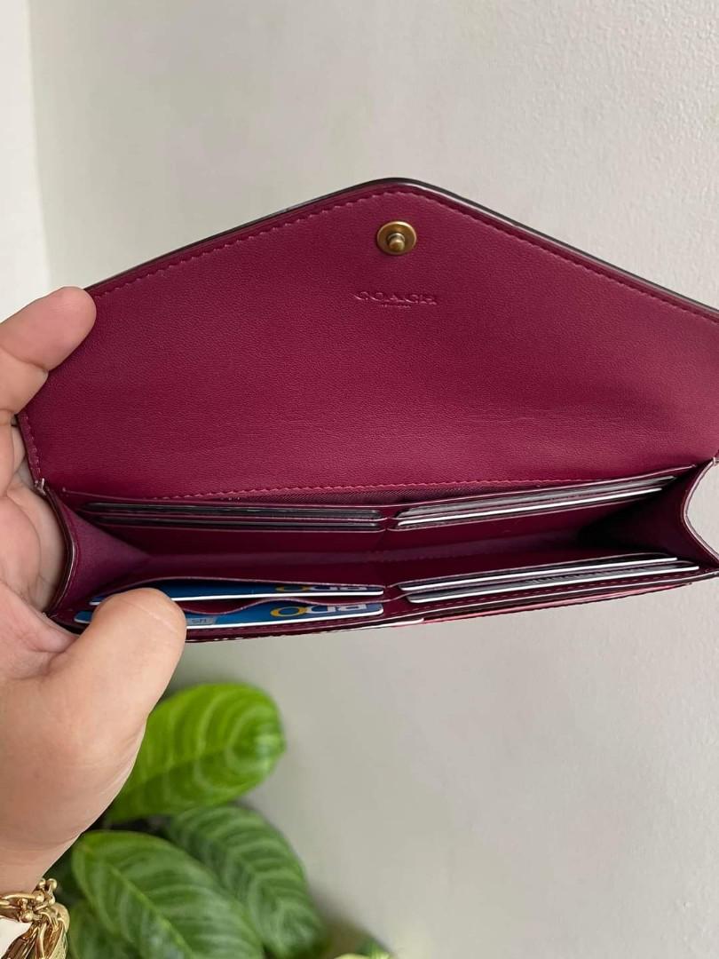 Coach Envelope Wallet, Women's Fashion, Bags & Wallets, Wallets & Card ...