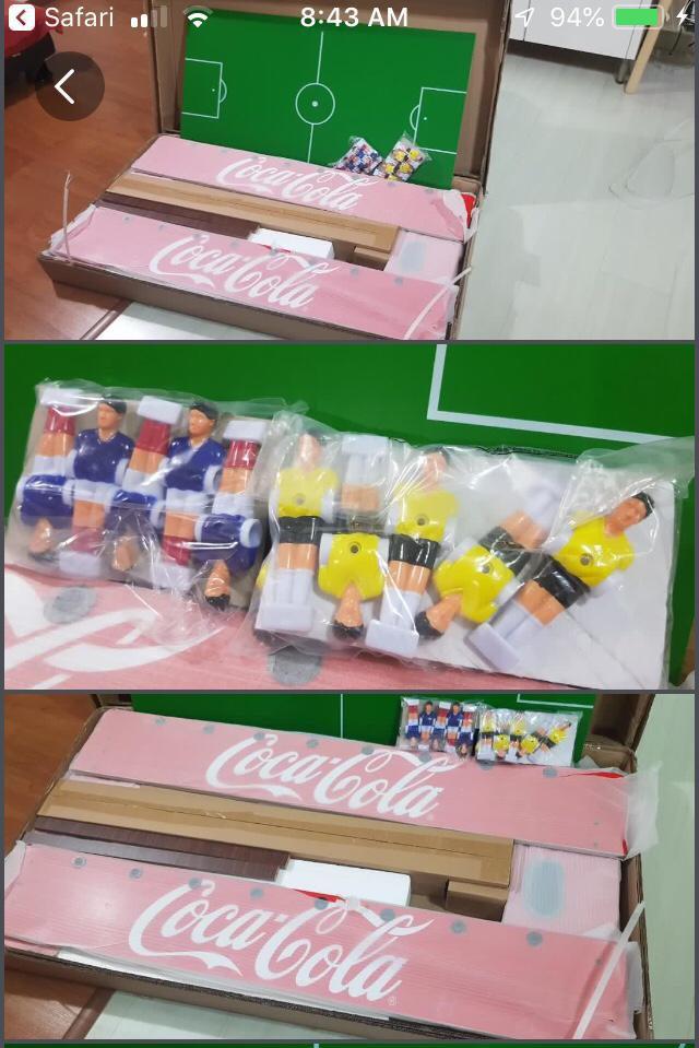 Coca Cola Collectible Foosball, Hobbies & Toys, Toys & Games on Carousell