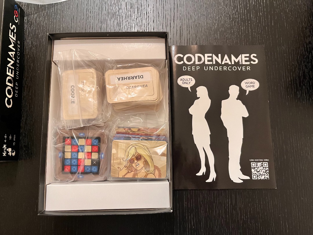 Codenames: Deep Undercover, Hobbies & Toys, Toys & Games on Carousell