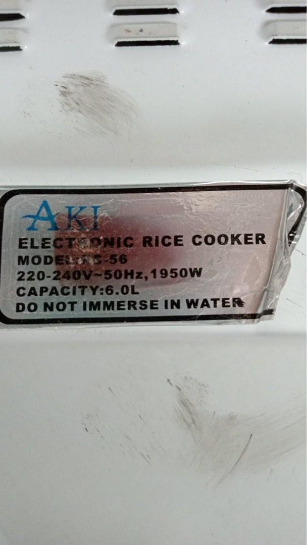 Commercial rice cooker AKI, TV & Home Appliances, Kitchen Appliances ...