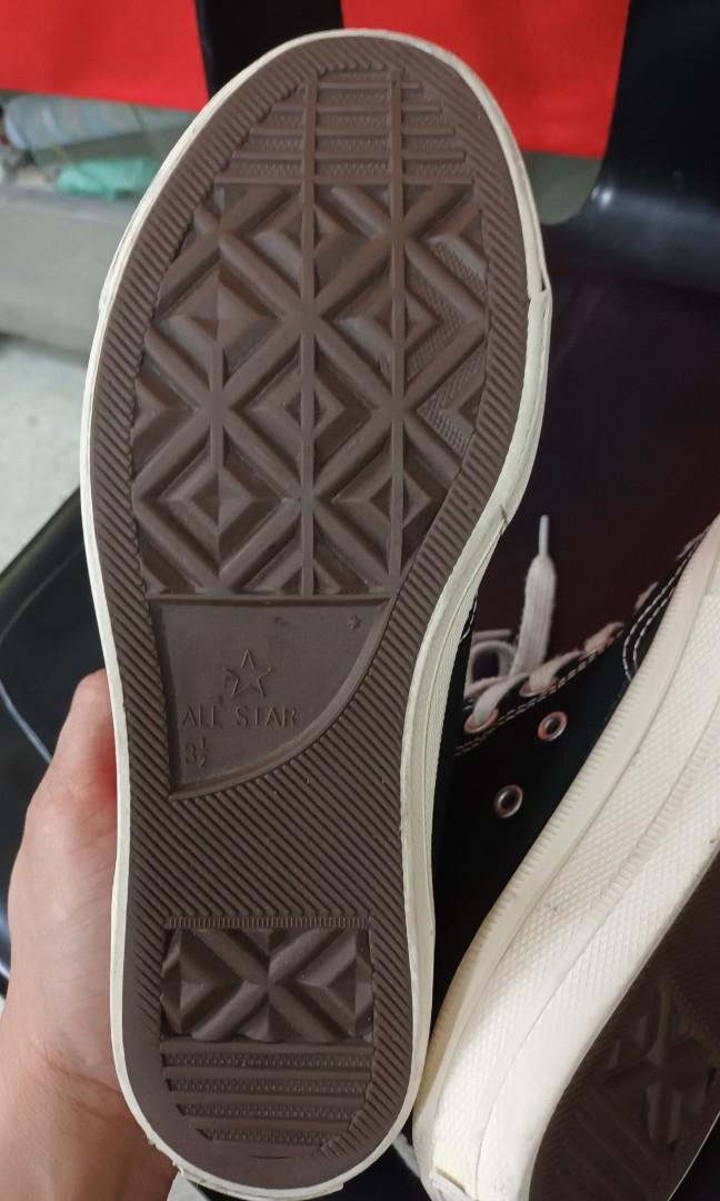 Converse x CDG high cut, Women's Fashion, Footwear, Sneakers on Carousell