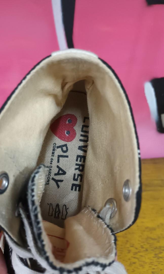 Converse x CDG high cut, Women's Fashion, Footwear, Sneakers on Carousell