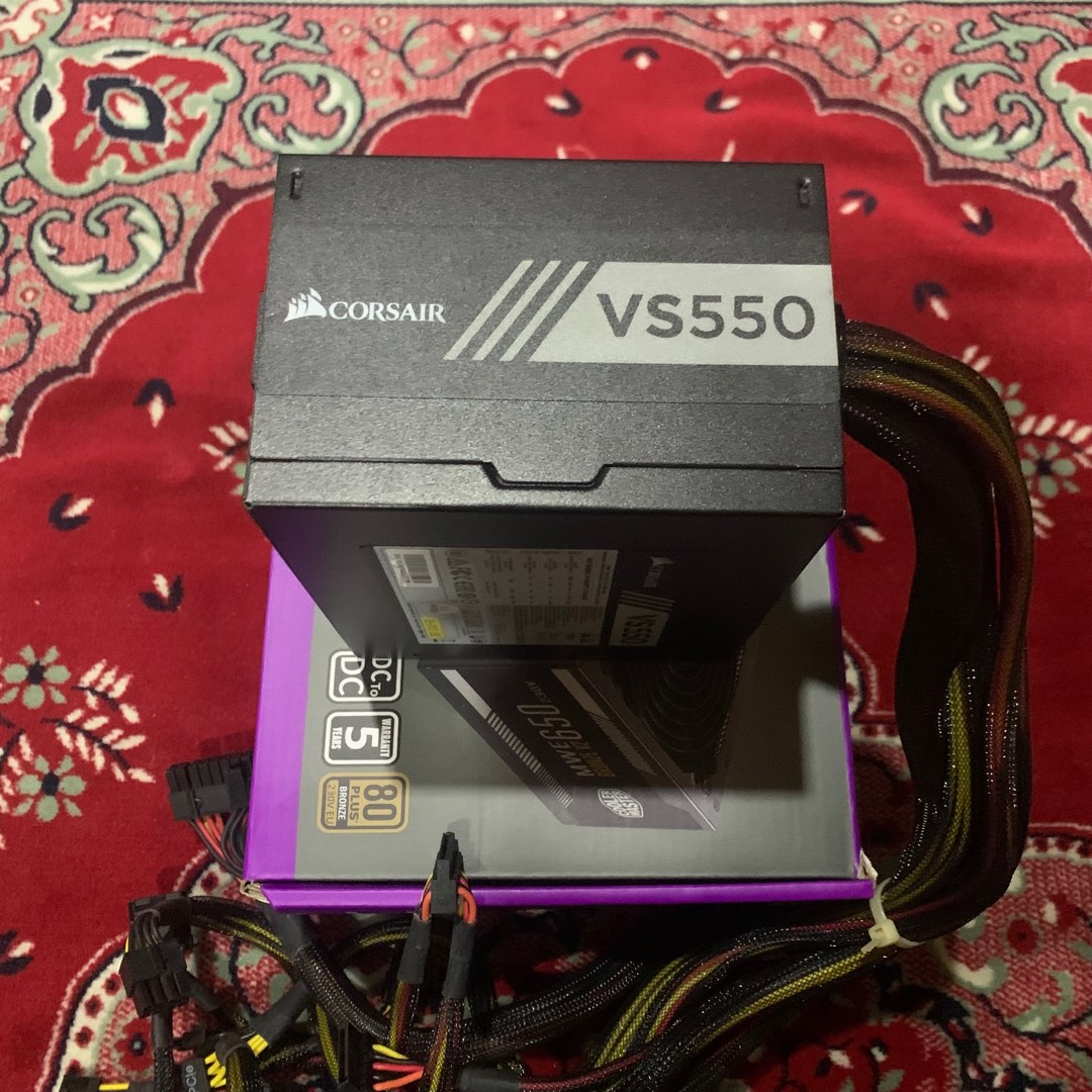 CORSAIR VS550 NON MODULAR POWER SUPPLY, Computers & Tech, Parts ...