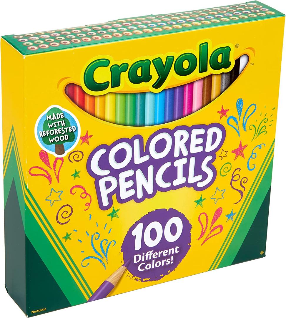 Crayola Colour Pencils, 100 Count, NEW (Crayola Colored Pencils ...