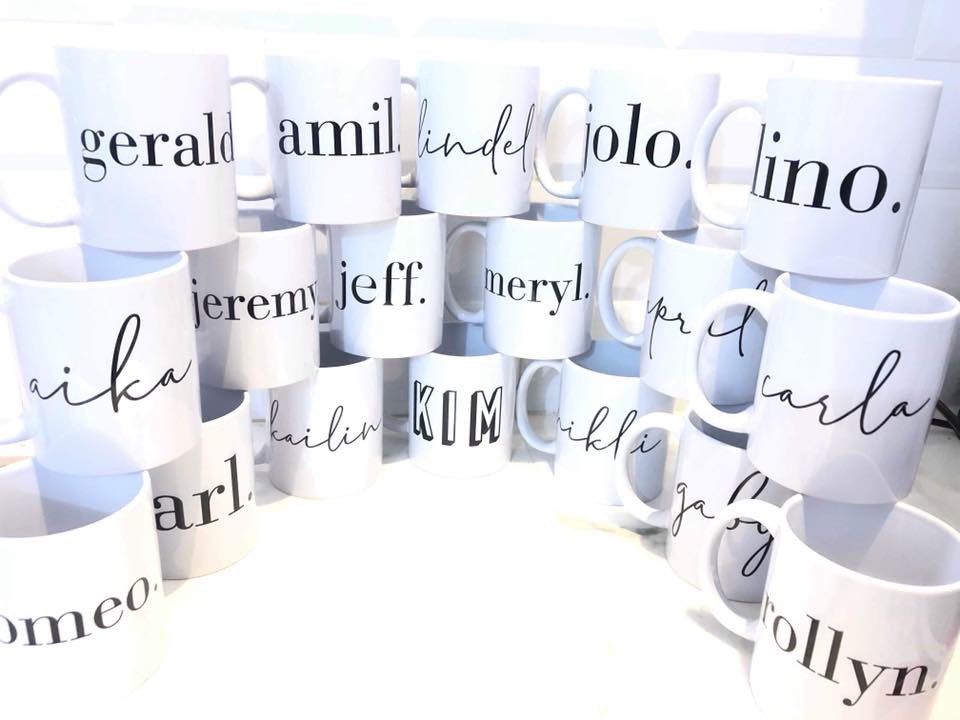 Customized mugs for souvenirs and giveaways wedding debut corporate ...