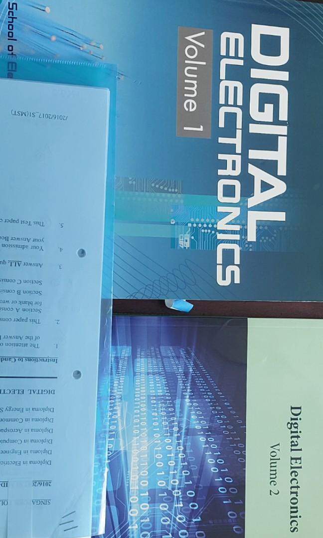 Digital Electronics Textbooks 1 And 2 With Practice Papers Hobbies And Toys Books And Magazines