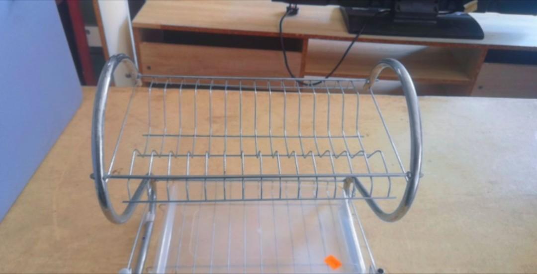 Dish rack 2 levels, Furniture & Home Living, Kitchenware & Tableware ...