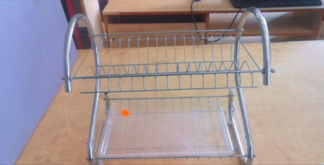 Dish rack 2 levels, Furniture & Home Living, Kitchenware & Tableware ...