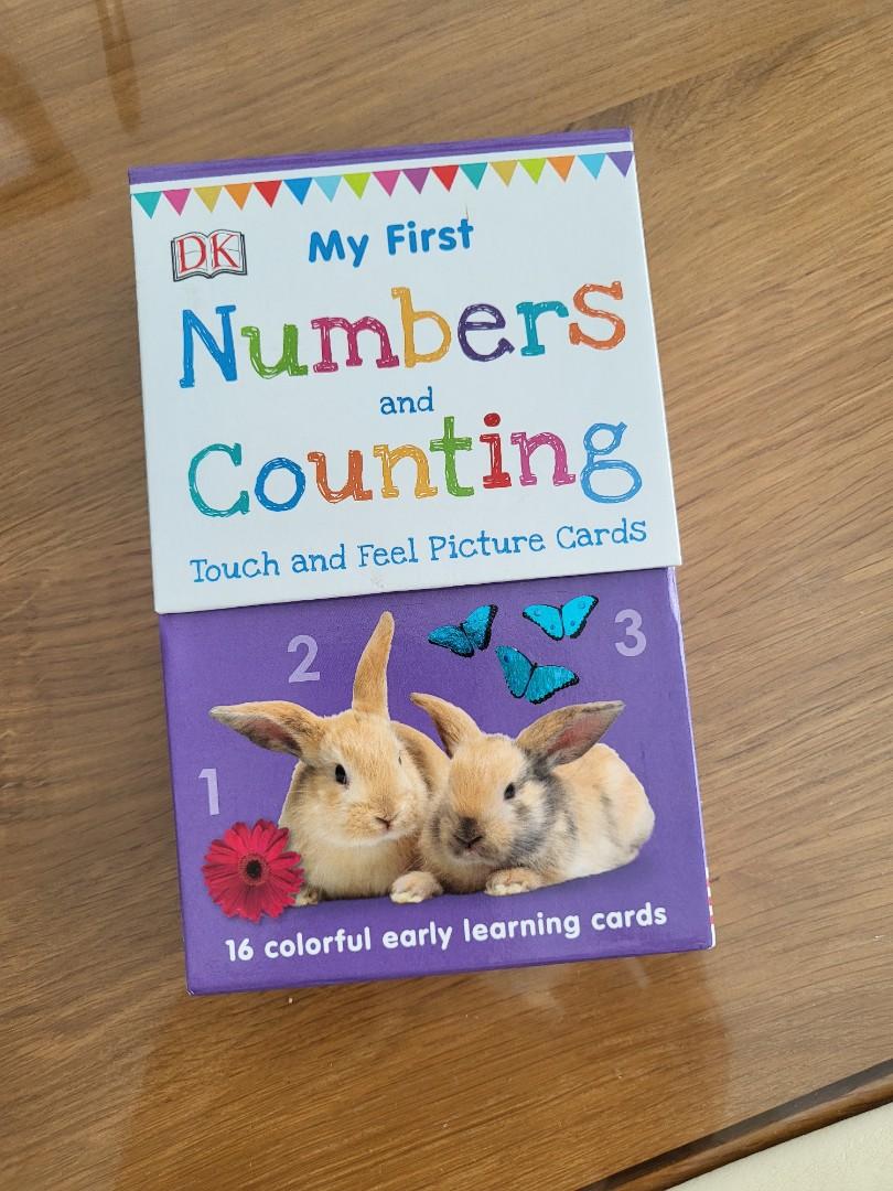 DK My First Animals Numbers Words Touch and Fel Picture Cards, Hobbies ...