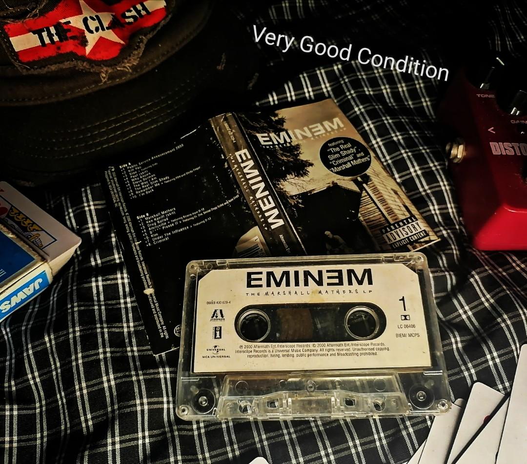 Eminem Cassette Tape The Marshall Mathers LP Cassette Tape Original ...