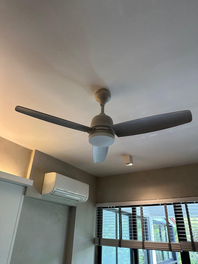 Excellent! Elmark 48” ABS blade ceiling fan with light kit, Furniture ...