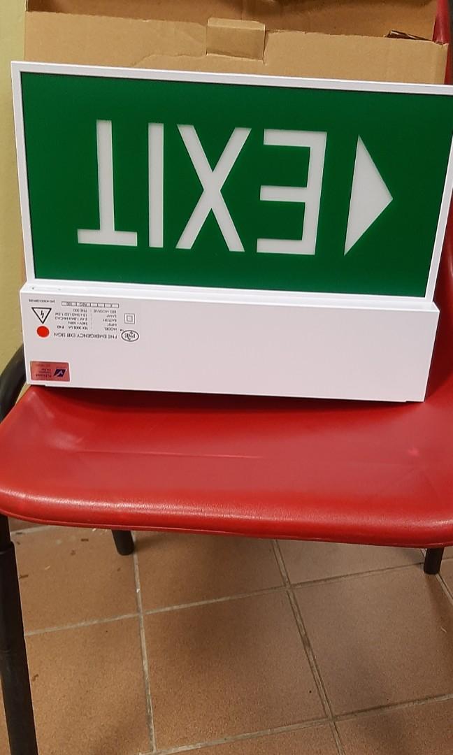 Exit Sign ..(led) ..psb approved left and right arrow, Everything Else ...