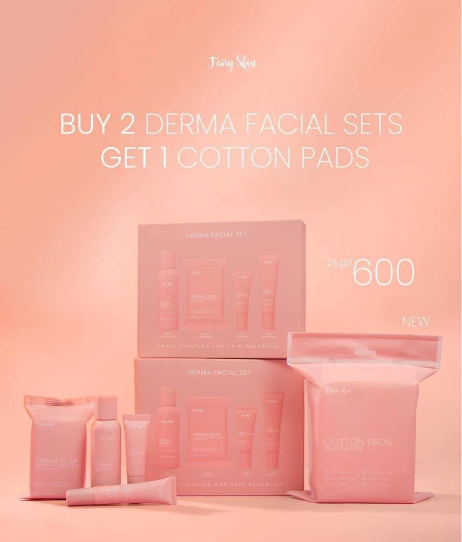 FAIRY SKIN DERMA FACIAL SET / PIMPLE FIGHTING AND SKIN RENEWING, Beauty ...